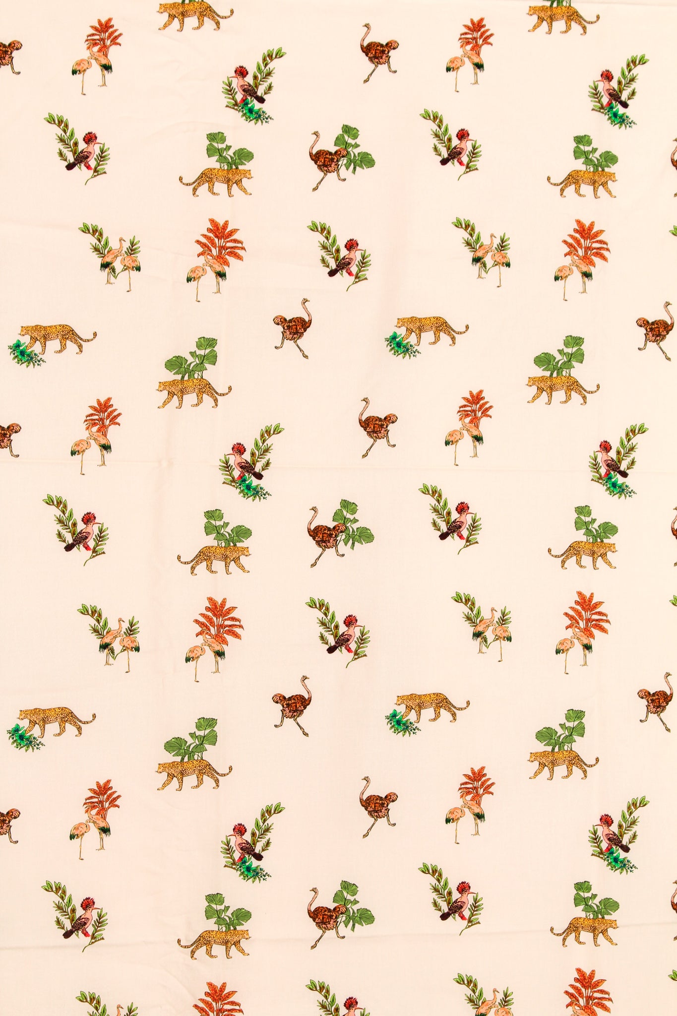 Printed Organic Cotton Voile - Plumes – Lively Fabrics